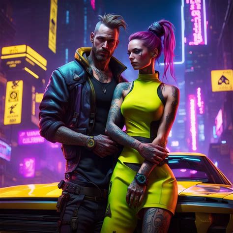 Cyberpunk Couples Ai Generated Artwork Nightcafe Creator