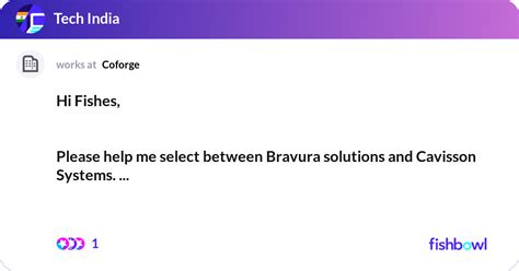 Hi Fishes Please Help Me Select Between Bravur Fishbowl