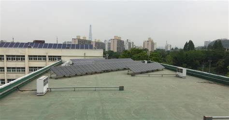 대전 초·중·고교 옥상 태양광발전소로 활용