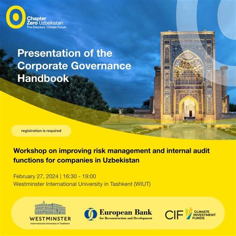 Chapterzerouzbekistan Cgi Ebrd Kpmg Corporategovernance Presentation Riskmanagement