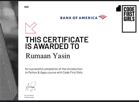 Rumaan Yasin On Linkedin Thankyou Python Github Project Tech Bootcamp Codefirstgirls