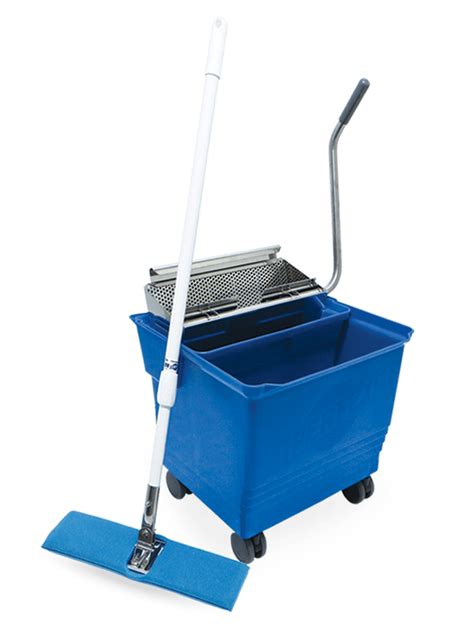 Mop Bucket Systems Perfex Truclean Ii Flat Mops Bucket In Bucket