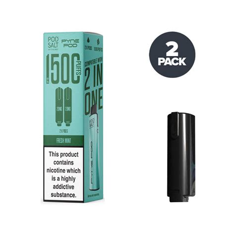 Fresh Mint Pod Salt Pyne Pod 2in1 Pre Filled Pods Multi Buy Discount