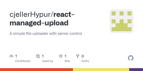 Github Cjellerhypurreact Managed Upload A Simple File Uploader With Server Control