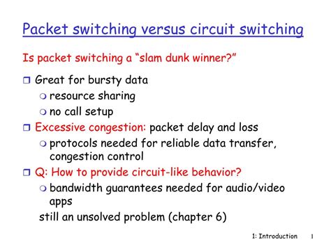 Ppt Packet Switching Versus Circuit Switching Powerpoint Presentation