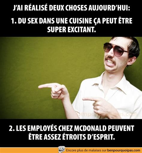 Du Sex Dans La Cuisine C Est Excitant Blagues Et Images Dr Les Ben Pourquoi Pas Humour