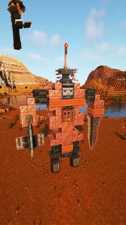 Minecraft Steampunk Robot 🤖 Shorts Youtube