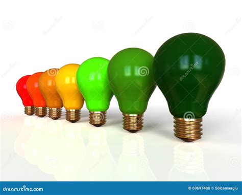 Light Bulb Energy Efficiency Concept Stock Illustration Illustration Of Construction Analysis
