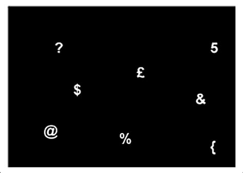 Diagram Illustrating An Example Of A Visual Array Used In The