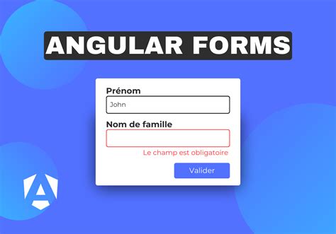 Formulaires Avec Angular Reactive Forms And Template Driven Form