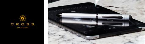 Cross Tech3 Multifunction Pen With Stylus Satin Black With Chrome