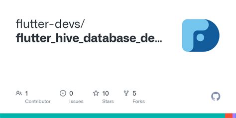 Github Flutter Devs Flutter Hive Database Demo