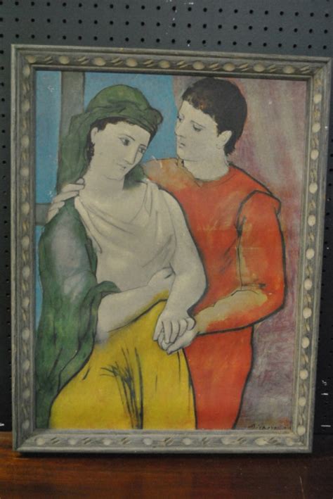 Sold Price Picasso The Lovers Copy Oil On Canvas Invalid Date Edt