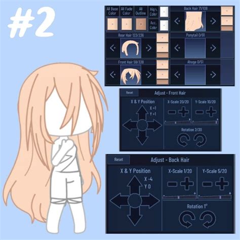 Hair Style For Gacha 2 Lukisan Lucu Lucu Rambut