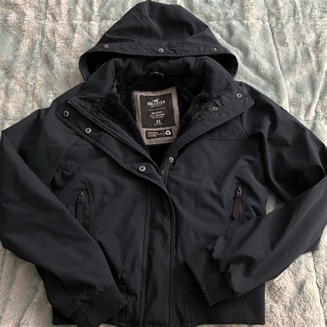 Hollister Jackets And Coats Sold Navy Hollister Coat Poshmark
