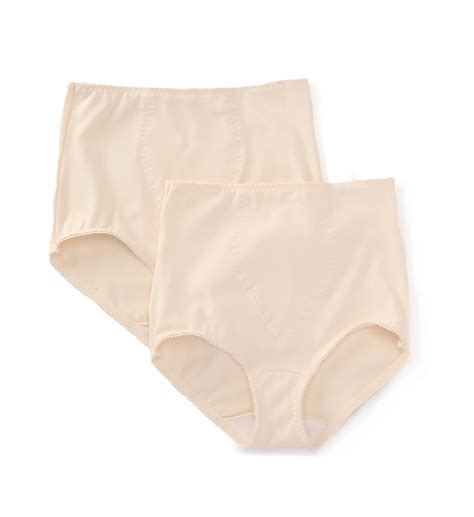 Light Control Stretch Cotton Brief Panty 2 Pack Porcelain Porcelain L