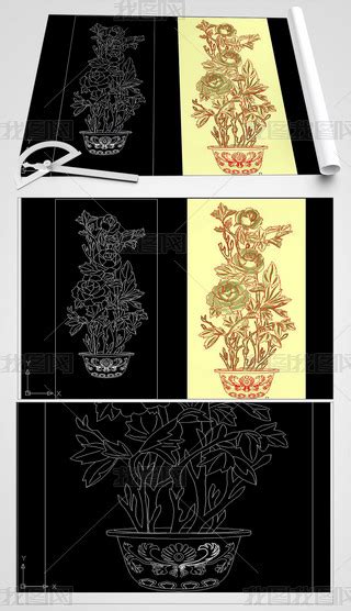 Cad玫瑰花cad专题模板 Cad玫瑰花cad图片素材下载 我图网