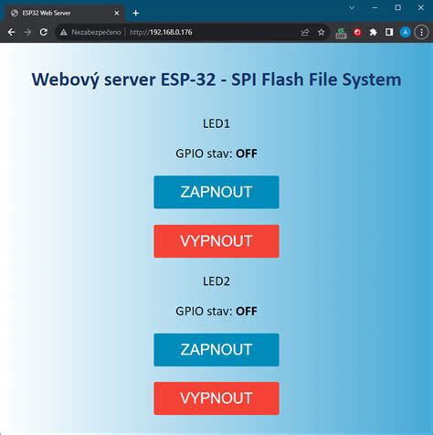 6 Diel Spi Flash File System Pre Webový Server Na Esp 32
