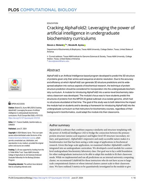 Pdf Cracking Alphafold2 Leveraging The Power Of Artificial