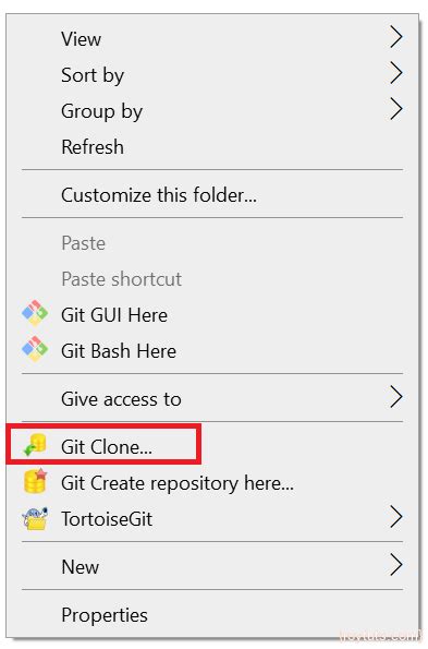 How To Clone And Create Remote Git Repository Branches Using Tortoise
