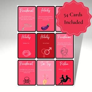 BDSM Sex Cards Adult Sex Game Instant Download Printable Sex Position Cards Couples