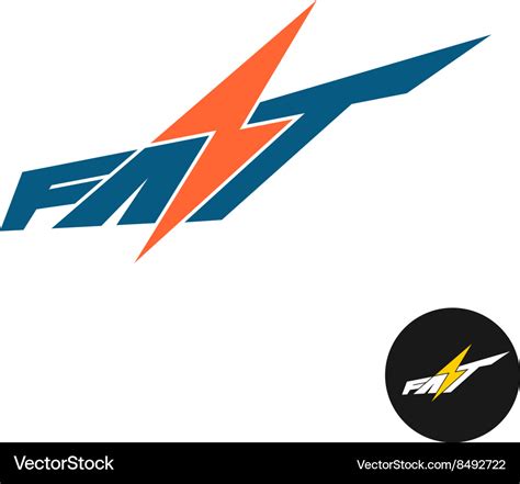 Lightning Speed Logo Royalty Free Vector Image