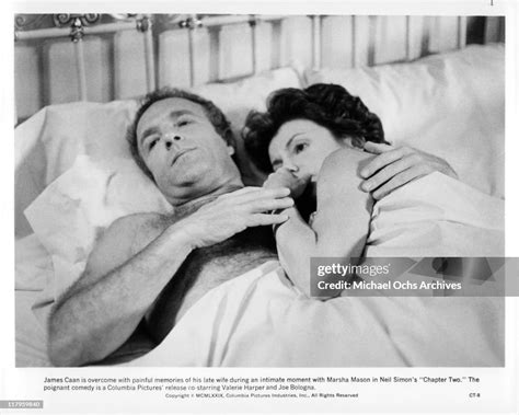 James Caan In Bed With Marsha Mason In A Scene From The Film Chapter