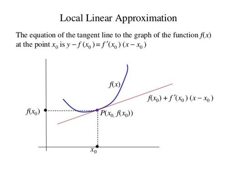 Local Linear Approximation