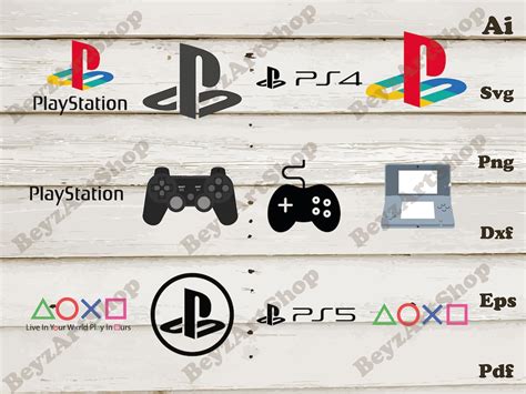 Playstation Svg Bundle Console Controller Svg Ps5 Svg Ps4 Stickers Playstation Controller