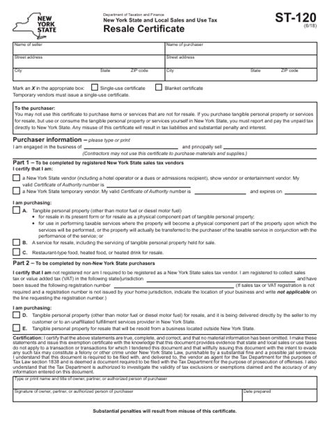 Form St 120 Fill Out Sign Online And Download Fillable Pdf New York