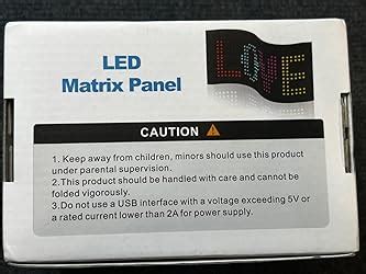 Amazon Com Timelux Smart LED Sign Car Sign By Bluetooth APP Flexible And Scrolling LED Matrix