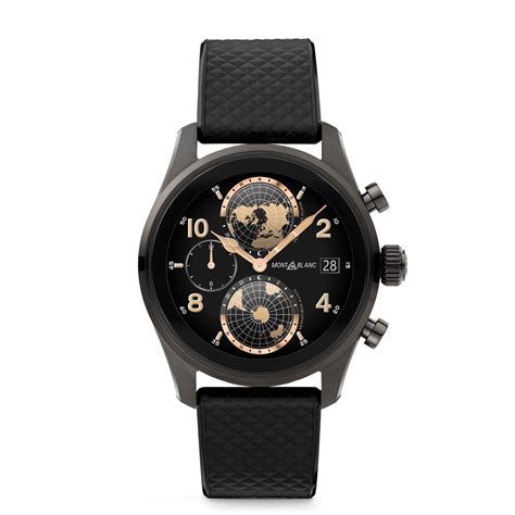 몽블랑 몽블랑 서밋 3 스마트 워치 42mm 블랙 티타늄 129267 위시버킷