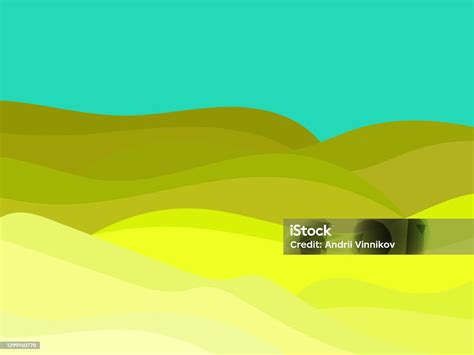 미니멀 한 스타일의 자연 경관 평원과 산 들판과 초원 인쇄물 포스터 및 인테리어 디자인을 위한 인쇄 보헤미안 장식 미드 센추리 모던 장식 벡터 일러스트레이션 0명에 대한