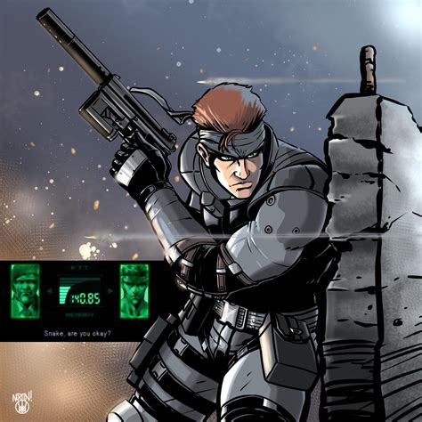 I Decided To Do Some Metal Gear Solid Fan Art This Was A Lot Of Fun