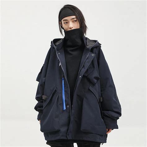 Cool Waterproof Windbreaker Jacket In 2025 Techwear Jacket Cargo