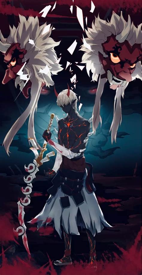 White Haired Anime Boy With Sword