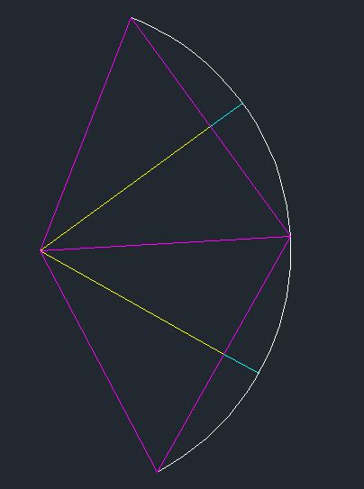 Feature Line Style For Curb Return With Markers At The Deltas