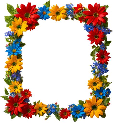 download ai generated flower border royalty free stock illustration image pixabay