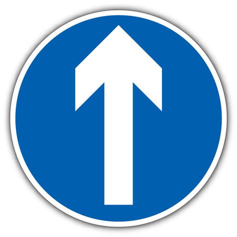 Arrow Up Circle Symbol Car Park Directions Car Park YourParkingSign