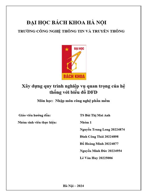 Sơ Đồ Dfd Nhóm 1 Pdf