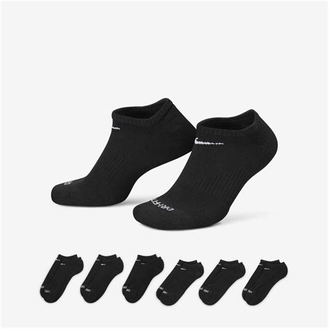 Buy Nike Everyday Plus Cushioned Training No Show Socks 6 Pairs Blackwhite Nike Uae Official