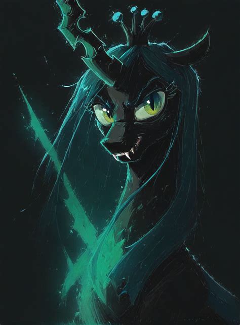 Mlp Neuroart Queen Chrysalis Королева Крисалис Mlp Art Minor