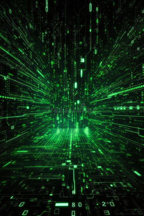 Binary Code Color In The Background Stock Illustration Illustration Of Computer Communication