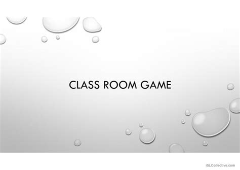 Classroom Seating Game General Vocab English Esl Powerpoints