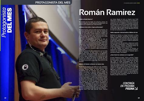 Román Ramírez Protagonista Del Mes Stakeholdersnews