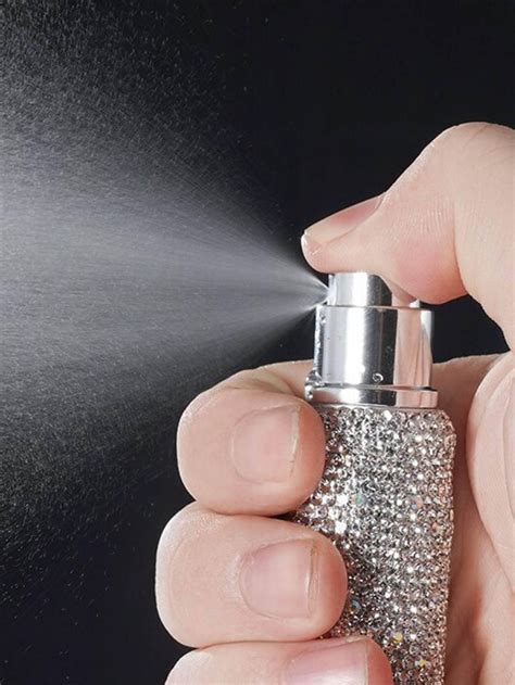Mini Refillable Perfume Atomizer Travel Perfume Spray Bottle Fragrance Bottle Bling Glitter