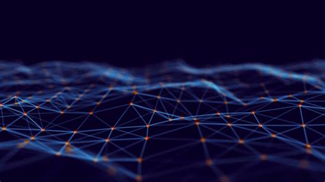 Premium Photo Abstract Digital Blue Background Plexus Effect Network Connection Structure