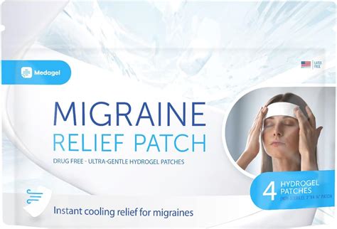 Medagel Migraine Relief Patch Cooling Patches For Migraine