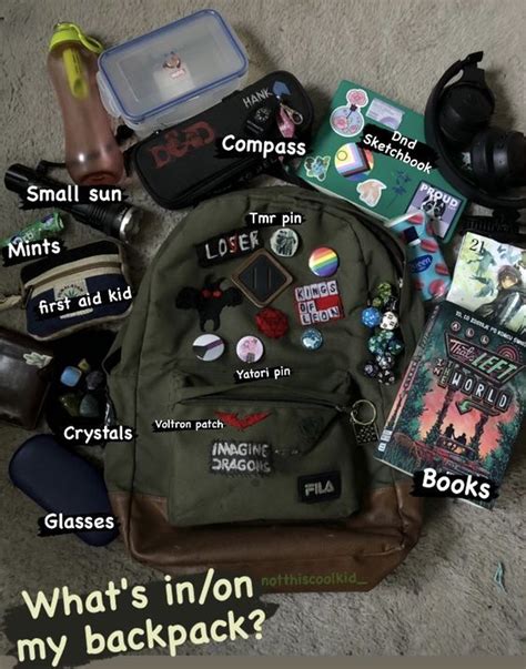 Cryptid Hunter Backpack School Bag Essentials Inside My Bag Backpack Decoration