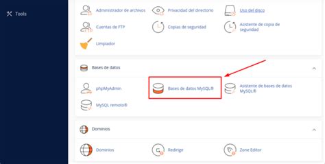 Cómo crear una Base de Datos MySQL en su cPanel